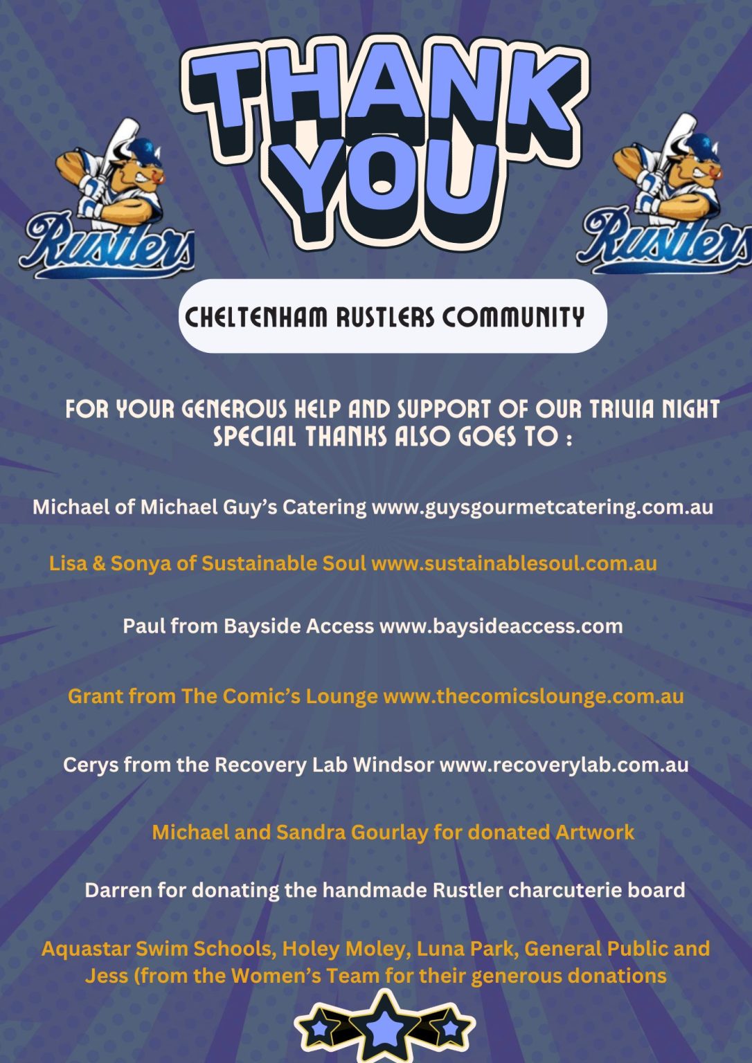 Cheltenham Rustlers Baseball Club